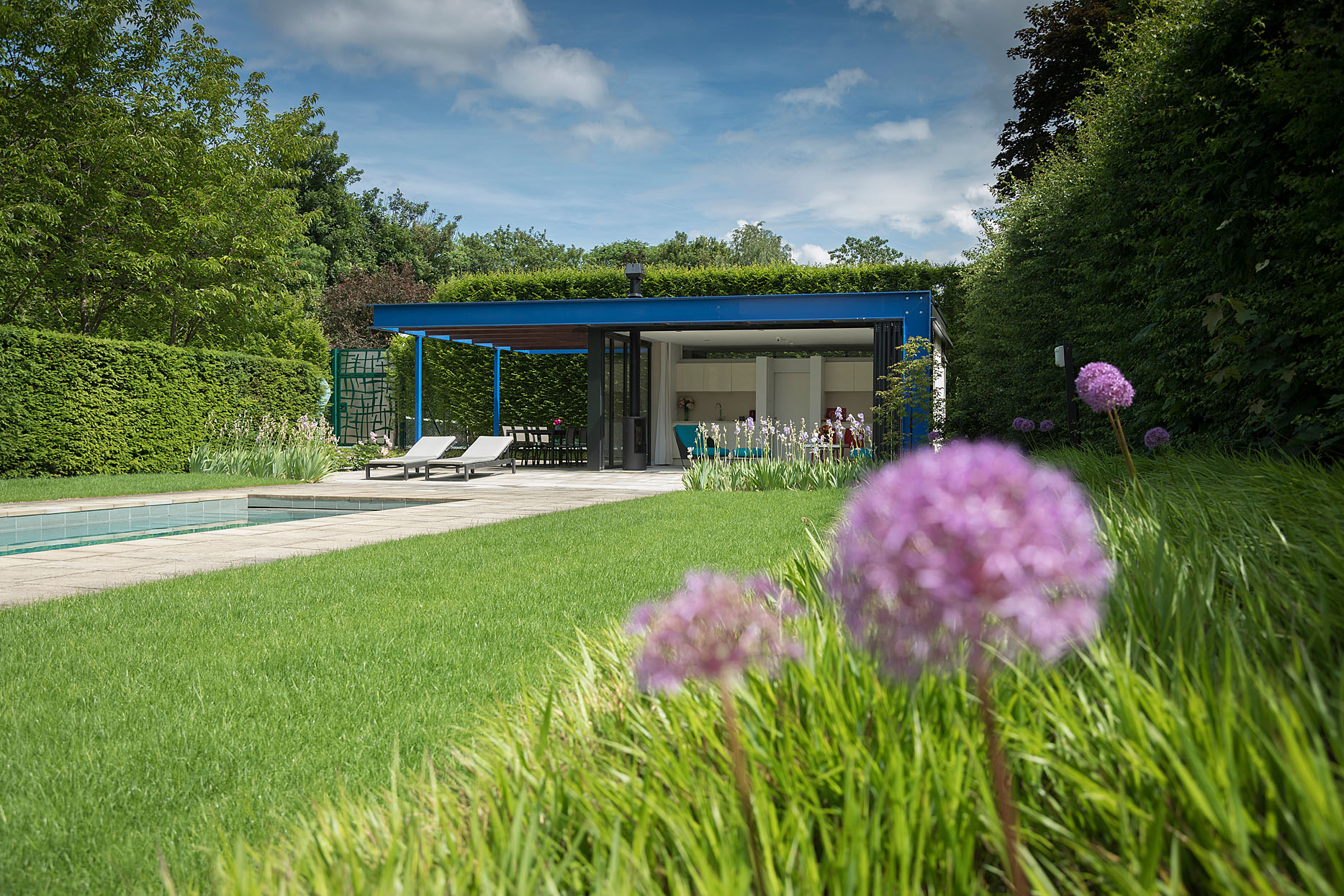 Pool house - Richard Coles BuildingRichard Coles Building